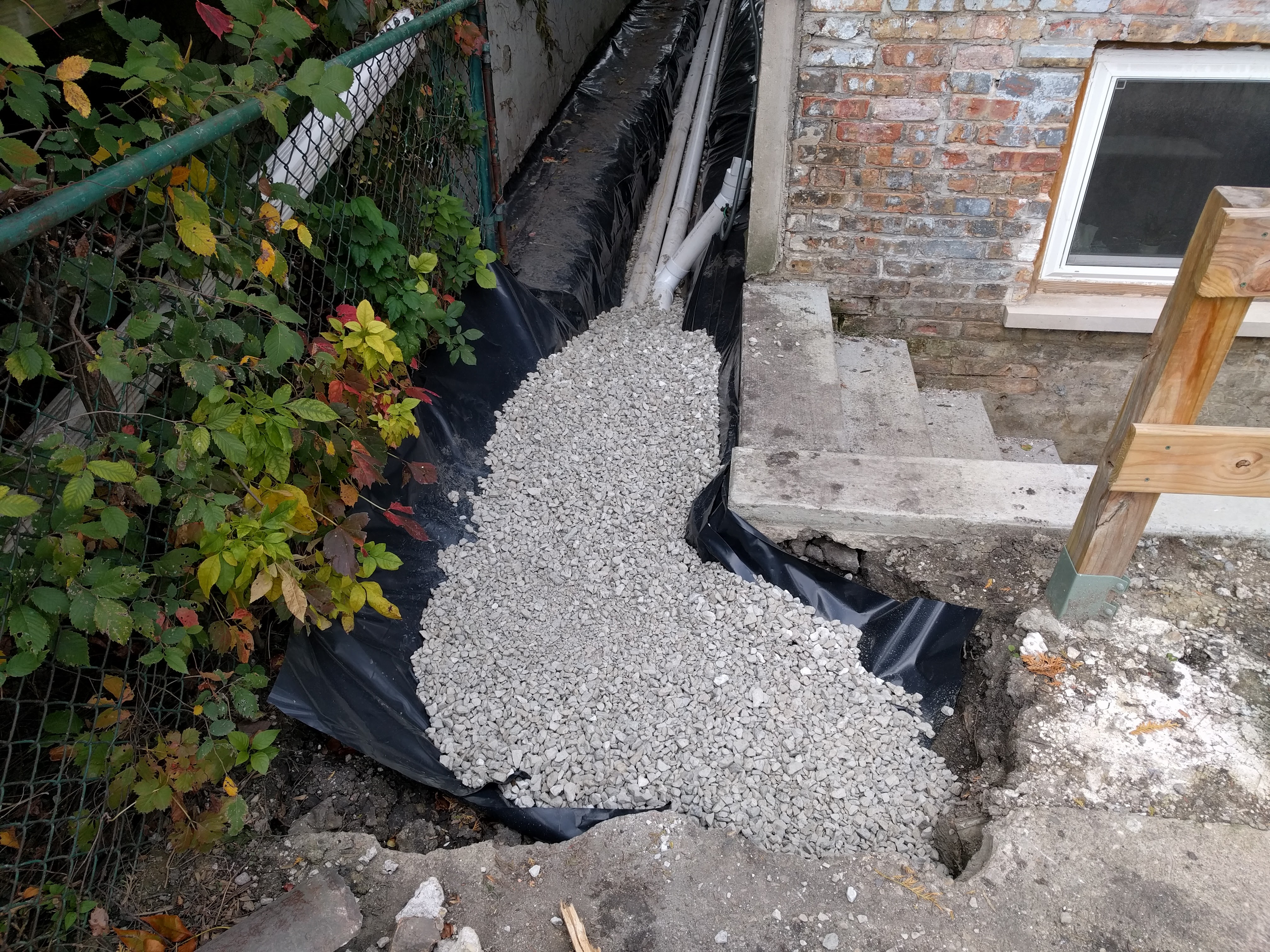 Drainage Project Construction | Two Flat: Remade